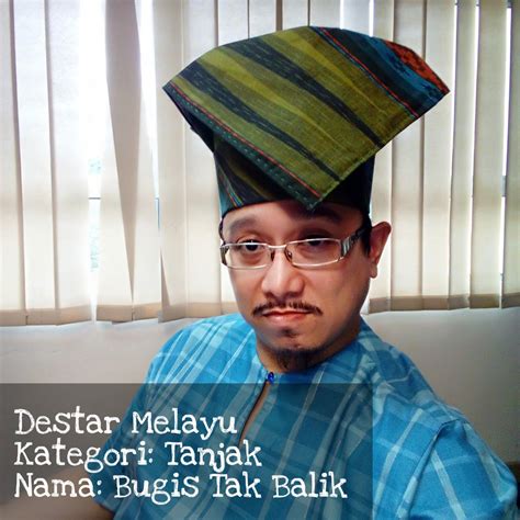 Destar Headwear Jenis Tanjak Tanjak Bugis Tak Balik Headwear Collection Beanie