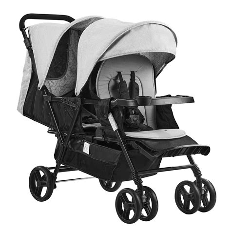 Vevor Double Stroller Foldable Lightweight Twin Tandem Strol