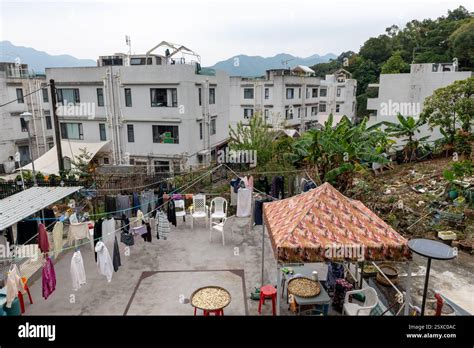 Hong Kong China 02 13 2025 General Environment Of A Typical Village In The New Territories