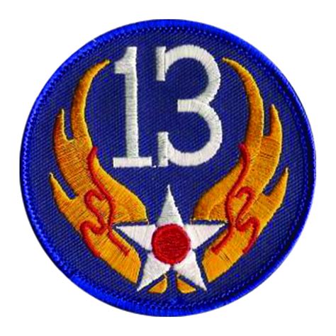 Patch 13th Air Force Museum Of Aviation Foundation Inc