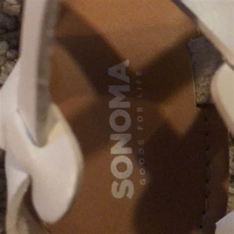 Sonoma Shoes White Strappy Sandals Poshmark