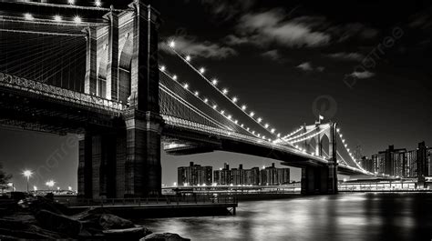 Bridge Black And White Wallpaper