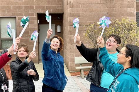 Safe Berks Staff Kick Off Sexual Assault Awareness Month Plant