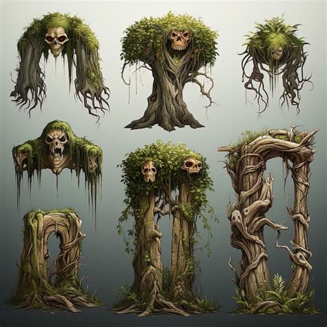 Premium Photo Evil Tree Trunks