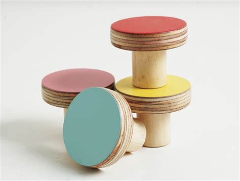 Lemon Yellow Knobs Furniture Knobs Inspired By Bauhaus Color Etsy