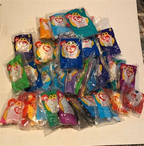 Ty Beanie Babies Mcdonalds Happy Meal Toys Lot Of 40 Pieces Sealed