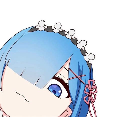 Inanimatejr On Instagram Rem Peek ——— ——— 🌸follow Animekawaiirem21