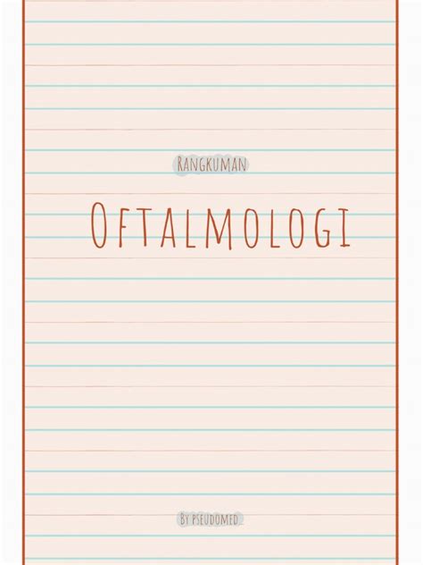 Oftalmologi Pdf