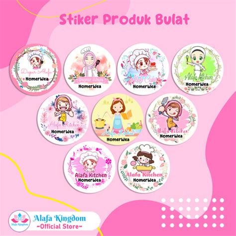 Jual Stiker Produk Kemasan Label Stiker Kemasan Makanan Alafa Kab Bekasi Alafa