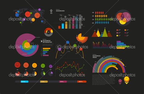 Infographics Elements Set Stock Vector By © 45704469