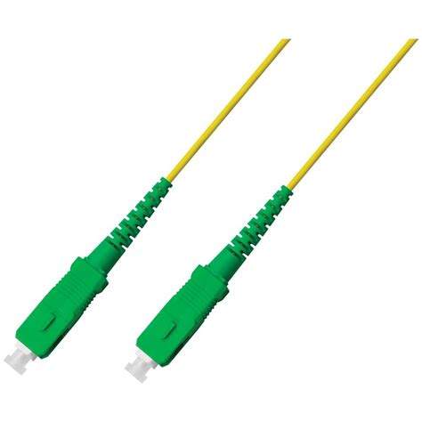 Simplex Fiber Optic Patch Cable Os2 Single Mode Scapc To Scapc