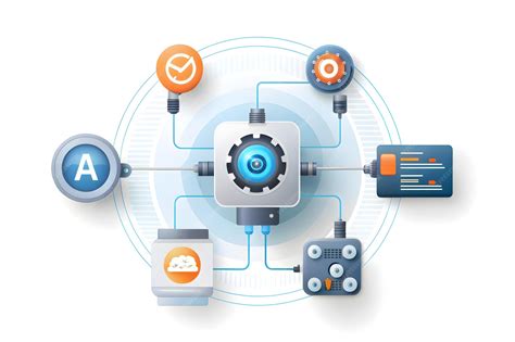 Ai Control System And Industrial Automation Concept For Vector Designs