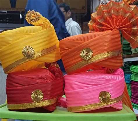 Marathi Pheta Pagri At ₹ 35 Piece Marathi Turban In Pali Id