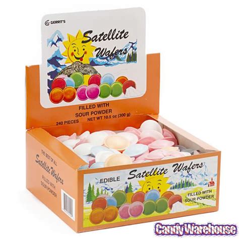Satellite Wafers Candy Sour 240 Piece Box Bestcandyshop