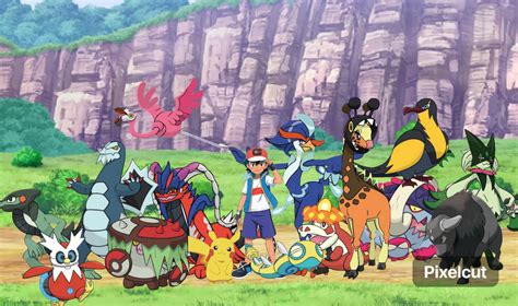 Ash Ketchums Paldea Team By Mixels12 On Deviantart