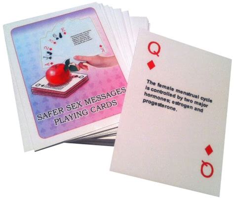 Safer Sex Messages Playing Cards Sexpressions Sex Ed 9781926742113