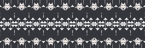 Ikat Seamless Pattern Tribal Art Seamless Pattern Ethnic Geometric