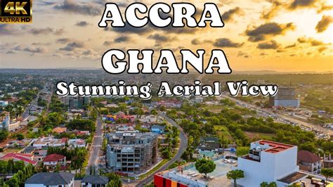 The Capital And Largest City Of Ghana Accra 4k Aerial View By Drone