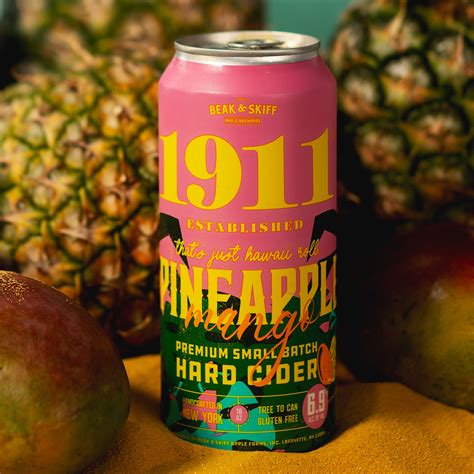 1911 Pineapple Mango Hard Cider 4pk 16oz Cans Lisas Liquor Barn