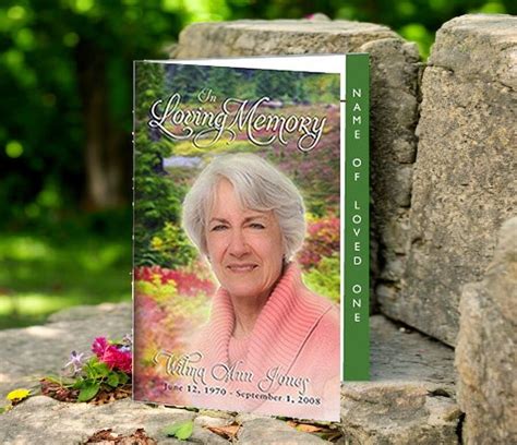 Where Can I Find Templates To Make Custom Funeral Programs The