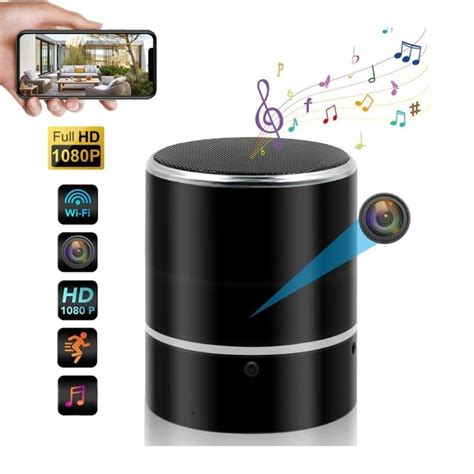 Safety Net Hidden Spy Wifi Camera In Bluetooth Speaker Wireless Secret Security Camera At