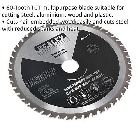 Versatile 216mm Cut Off Circular Saw Blade For Steel Wood And Plastic