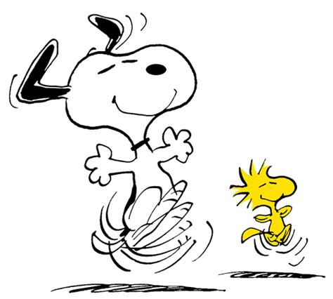 Snoopy And Woodstock Happy Dancing By Bradsnoopy97 On Deviantart