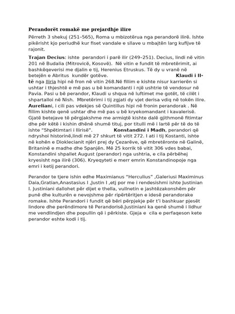 Perandorët Romakë Me Prejardhje Ilire Pdf