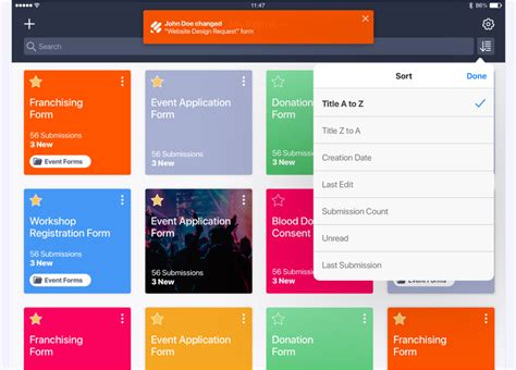 Jotform Mobile Forms Ios Data Management Jotform