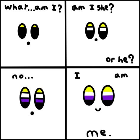 Made A Comic About Me Finding More Options Than The Binary Rnonbinary