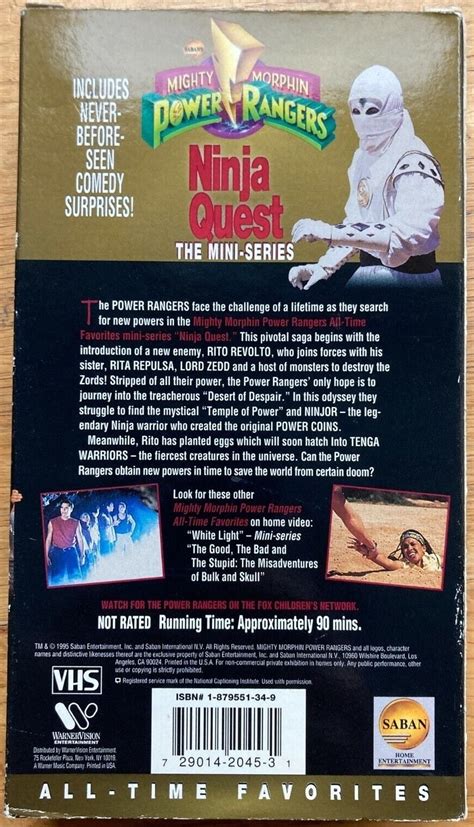 Mighty Morphin Power Rangers Ninja Quest 1995