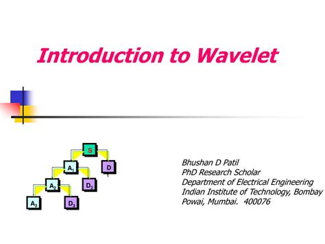 Ppt Introduction To Wavelet Powerpoint Presentation Free Download Id 6976152