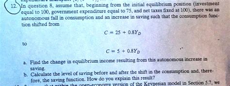 solved 12 in question 8 assume that beginning from the initial