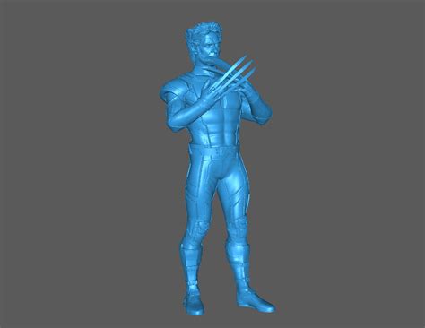 Stl File Wolverine Hugh Jackman・3d Printing Template To Download・cults