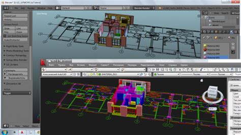 Плагин экспорта из Autocad в Blender обновился Blendertech