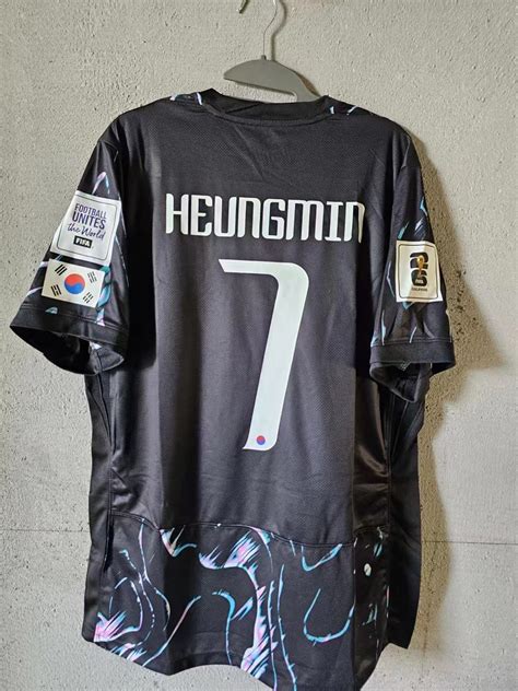 Fifa World Cup 2024 South Korea Soccer Jersey 7 Son Heung Min Jersey