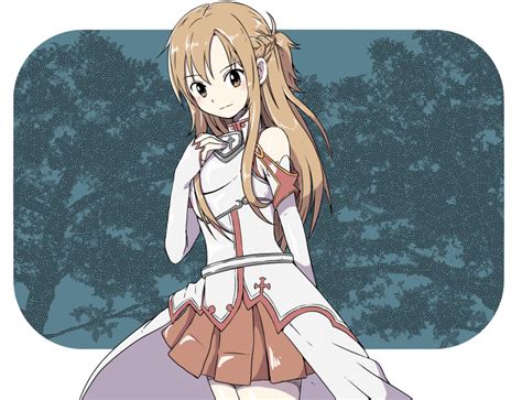 Safebooru 1girl Armor Asuna Sao Bare Shoulders Belt Blush Braid