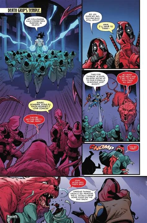 Deadpool 14 Preview Death Grips And Undead Quips