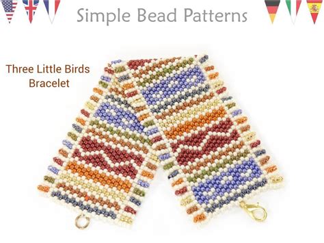 Beading Tutorial Simple Bead Patterns Tubular Peyote Stitch Beaded
