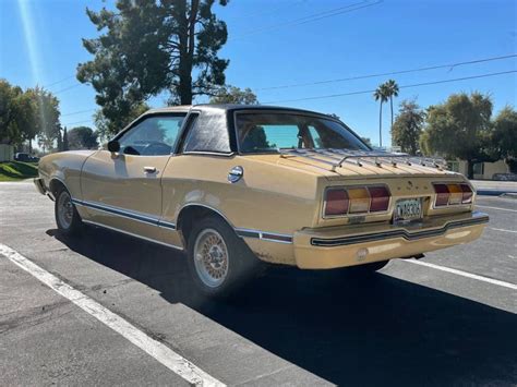 Bright Yellow 1977 Ford Mustang