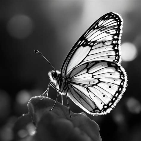 Free Butterfly Wing Detail Photo Butterfly Monochrome Macro