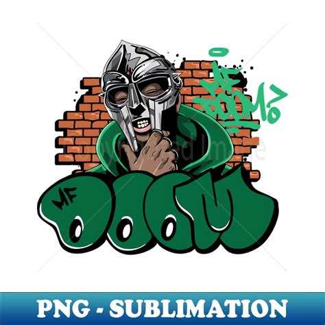 Mf Doom Rapper Retro Png Sublimation Digital Download Fa Inspire