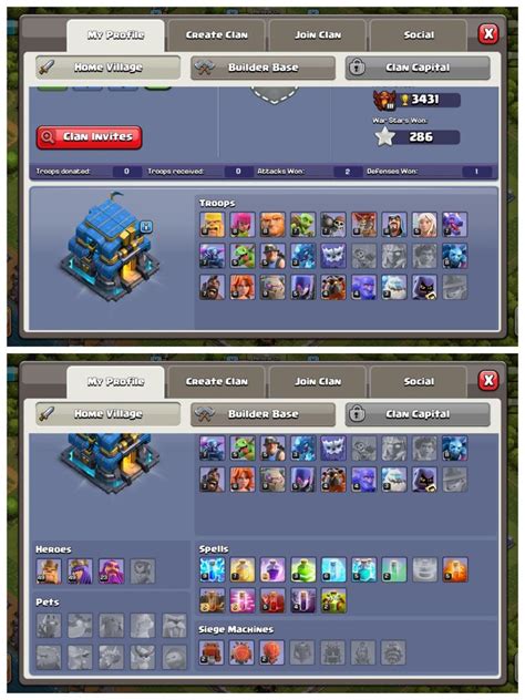Bs And Coc Th11 Account Clash Vault Medium