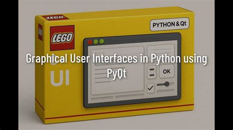 Vsmn20 Lecture 5 Graphical User Interfaces In Python Using Pyqt