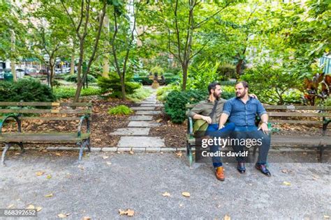 Gay Couple Bench Photos And Premium High Res Pictures Getty Images