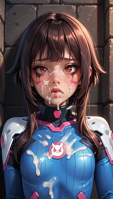 Rule 34 Ai Generated Bodysuit Brown Hair Close Up Cosplay Cum Cum In Mouth Cum On Body Cum On