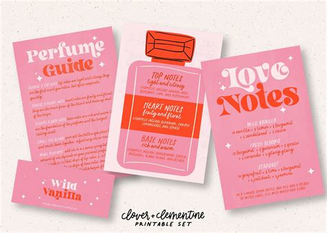 Download Print Love Notes Perfume Blends Valentine 2023 Blends