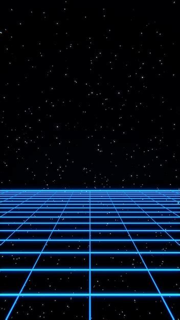 Premium Photo Digital Grid Vertical Background