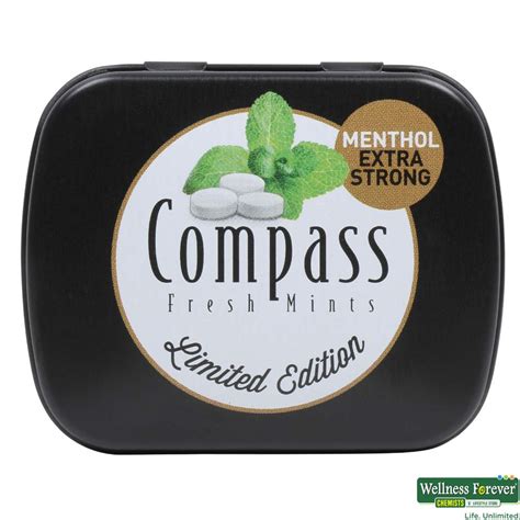 Buy Compass Fresh Mints Menthol Extra Strong 14 G Online At Best