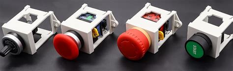 Taiss 2pcs Push Button Switch Din Rail Mounting Bracket For Pushbuttons